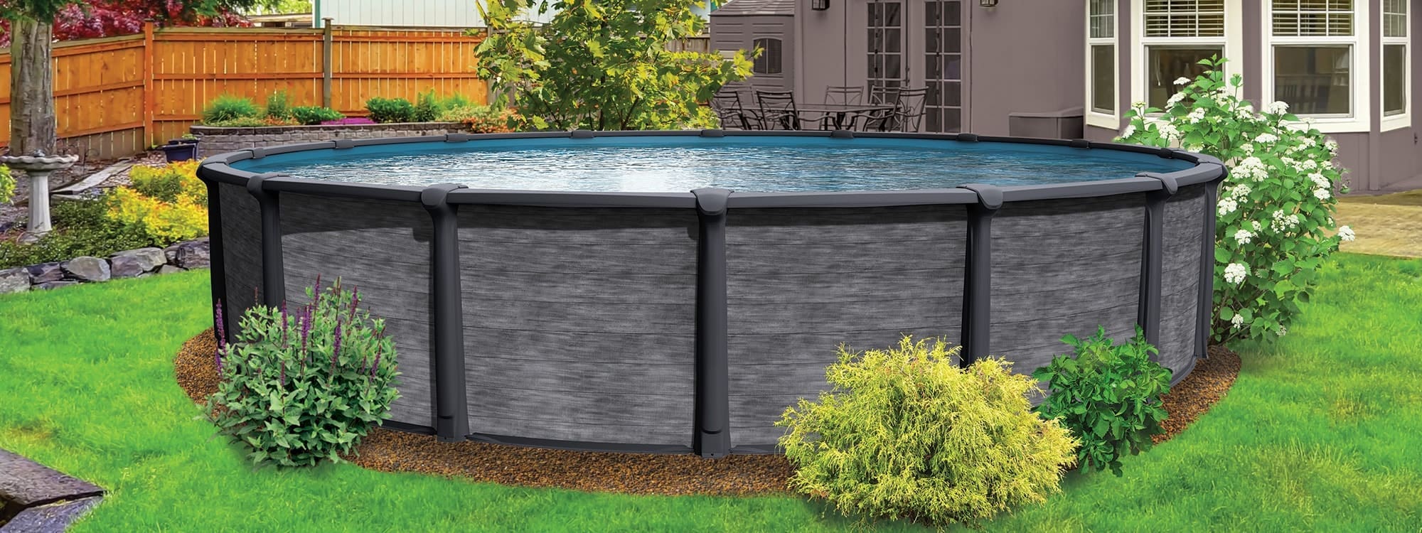 Gemini Driftwood above ground pool | Sima Pools & Spas